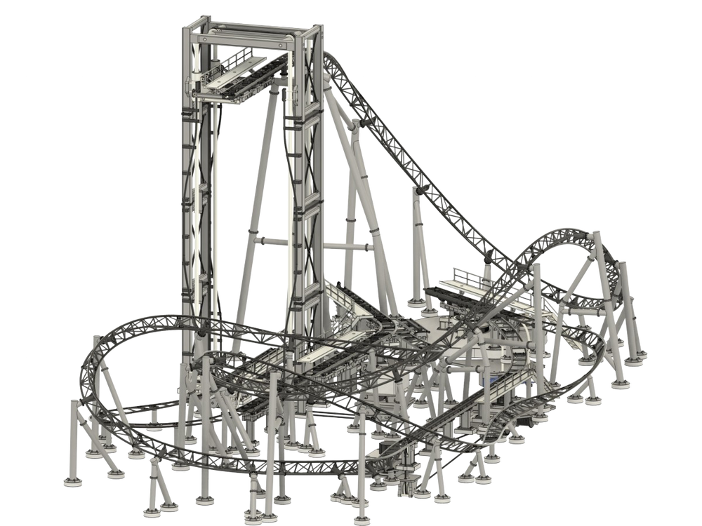 Intamin MD Coaster 3D Files